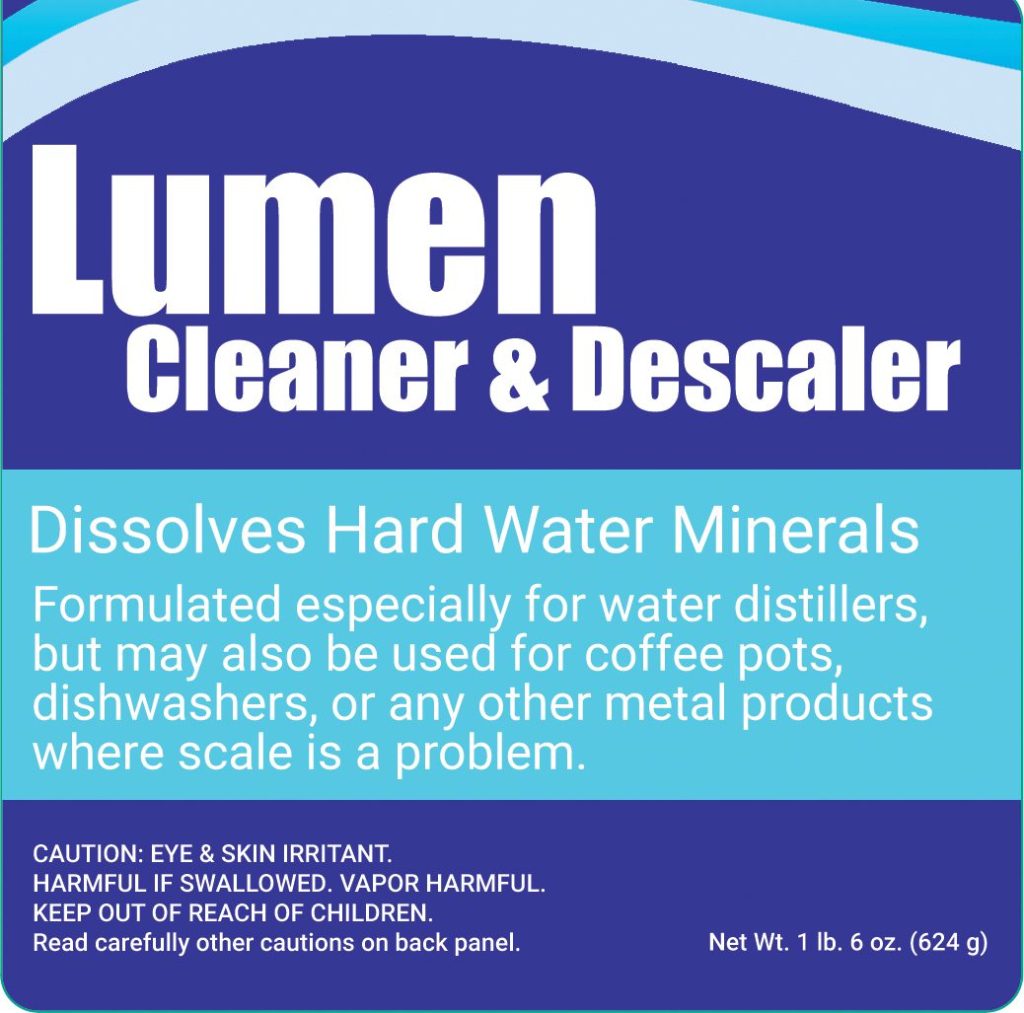 Lumen Water Distiller Cleaner & Descaler, 4pk (2lb jars each)