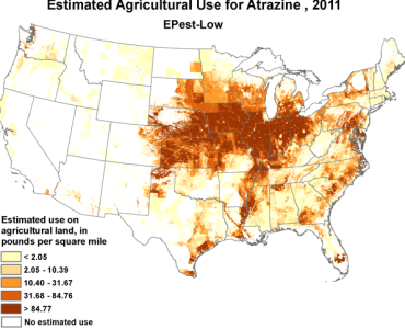 Atrazine-map - AquaNui Home Water Distillers